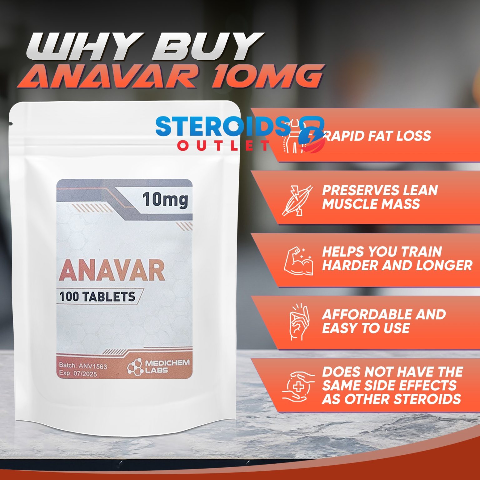 Buy Anavar 10mg Online - Trusted Oxandrolone Tablets in USA